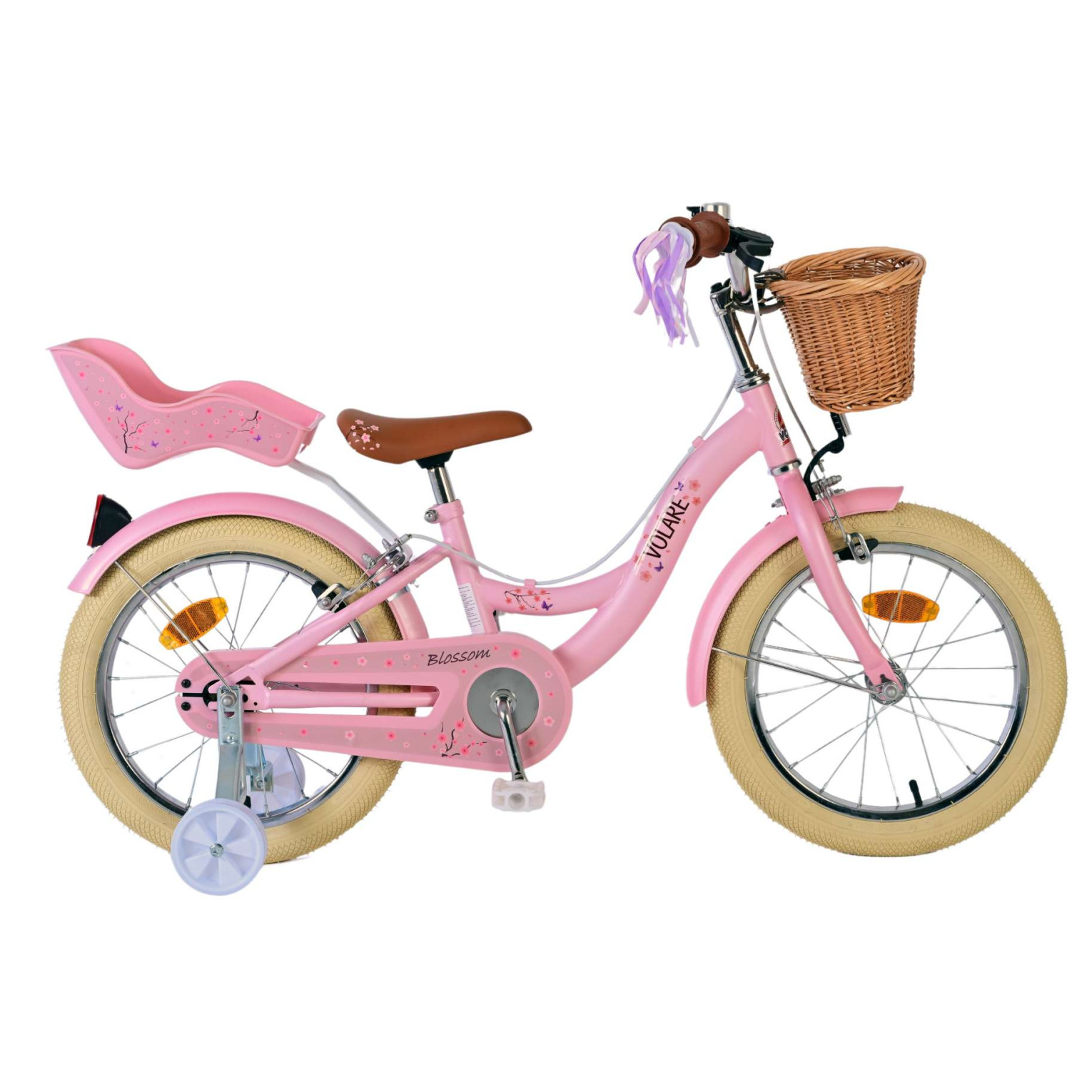 Volare Blossom Fiets - 16 inch - Roze - Twee ... | Lobbes Speelgoed