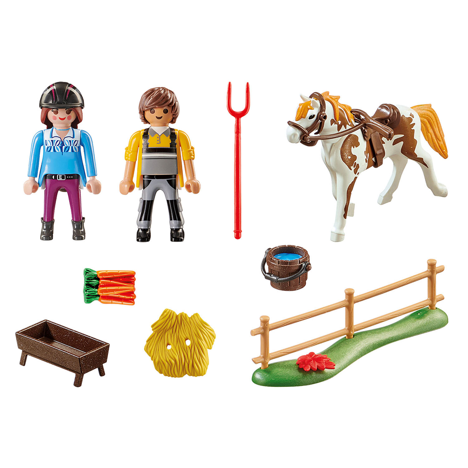 Kaufen Sie Playmobil 70505 Starterset Manege Paardrijden Online 