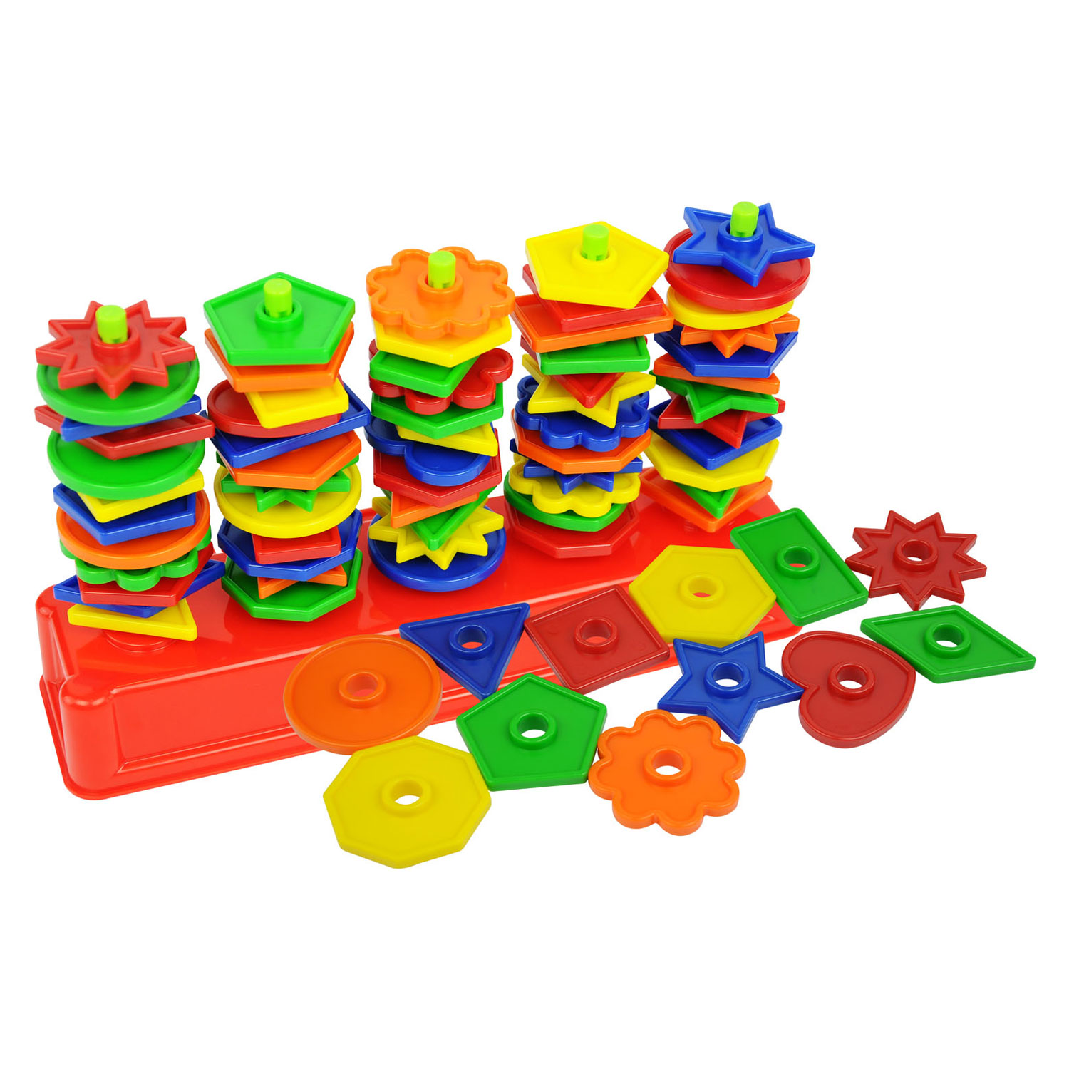 Geometrische Vormen Sorteren, 56dlg. online kopen | Lobbes Speelgoed